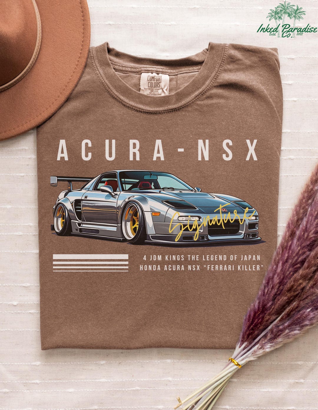 Acura NSX Shirt: Japanese JDM Car Graphic Tee - Comfort Colors - Etsy