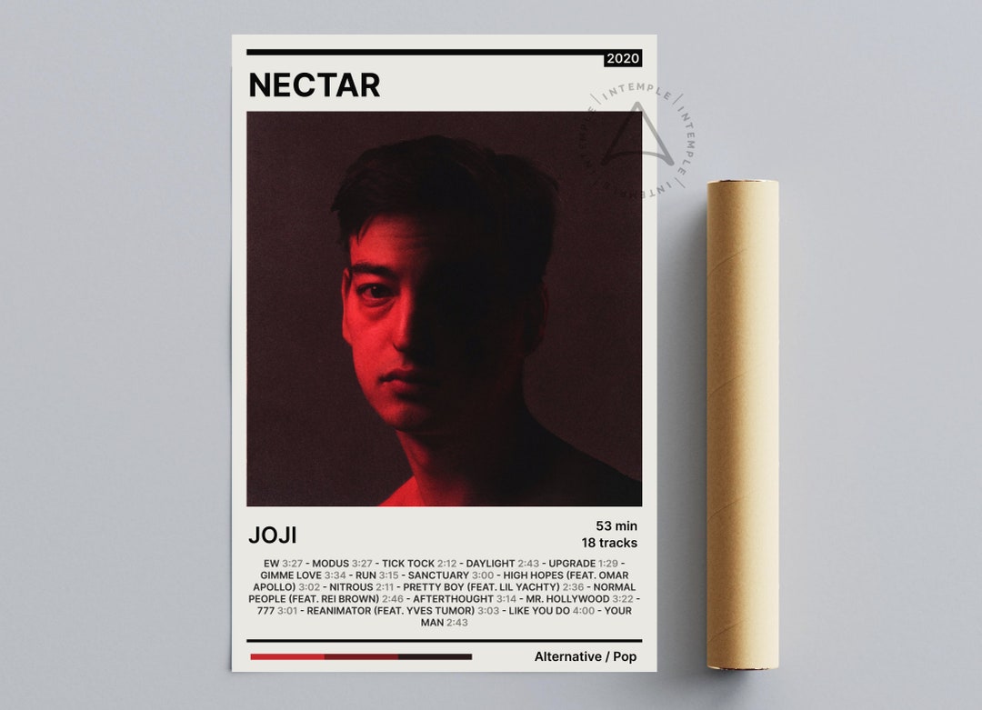 Joji Poster Nectar Poster Tracklist Album Poster - Etsy