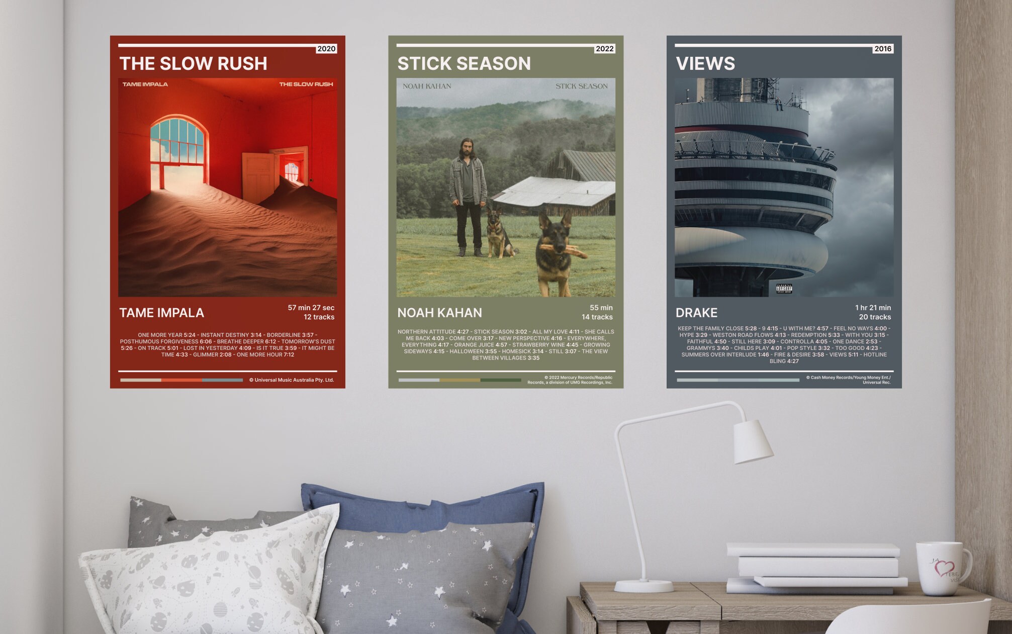 Noah Kahan Poster | Stick Season Poster | Tracklist Album Poster ...