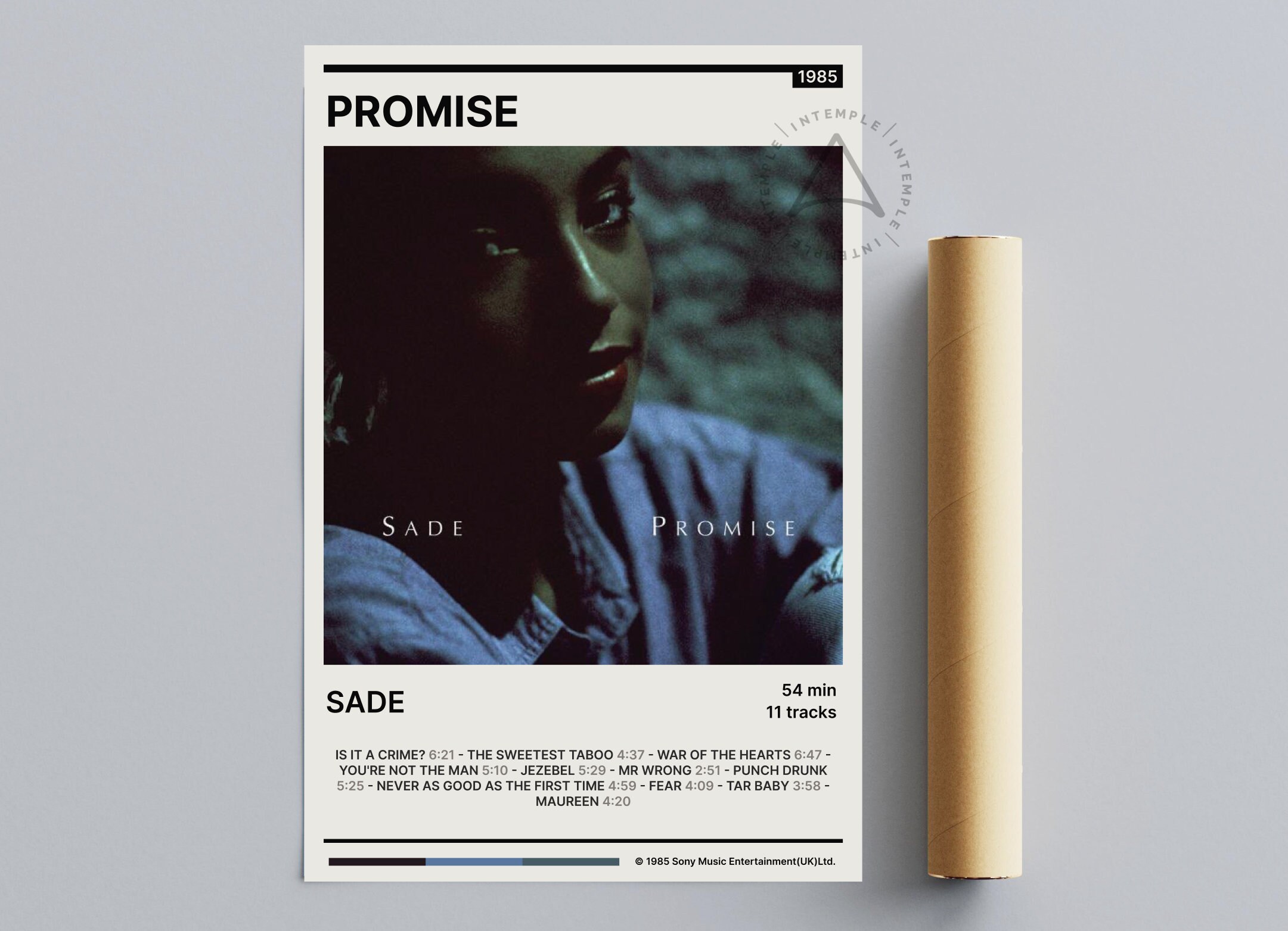 Sade Poster | Promise Poster | Tracklist Album Poster sold by ...