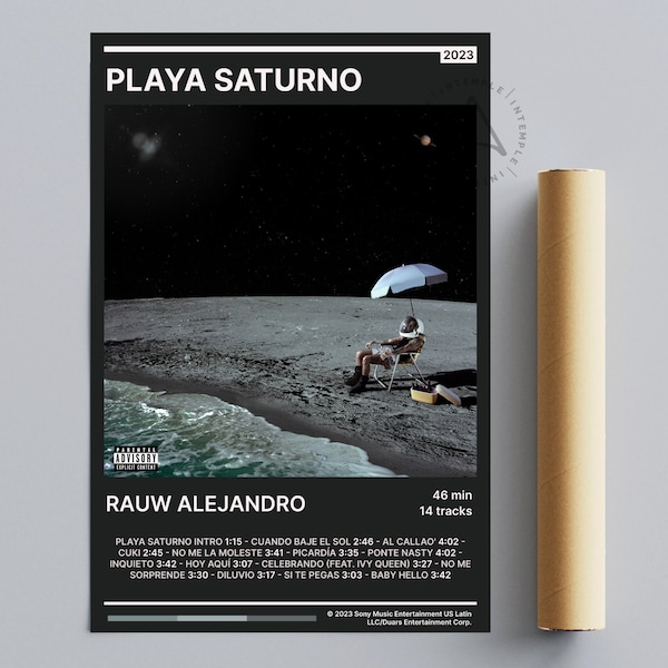 Playa Saturno Poster - Etsy