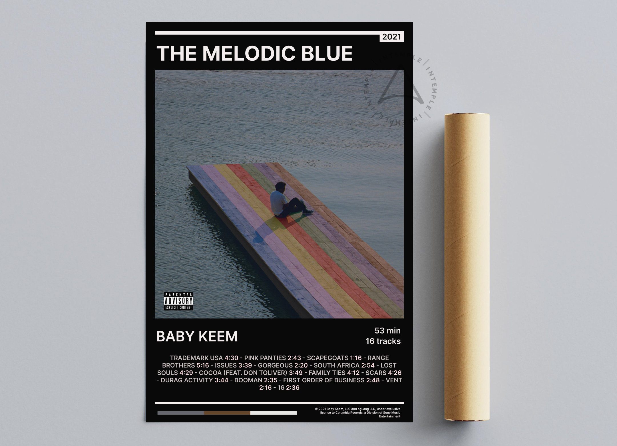 Baby Keem Poster | The Melodic Blue Poster sold by Toke Conscientious ...