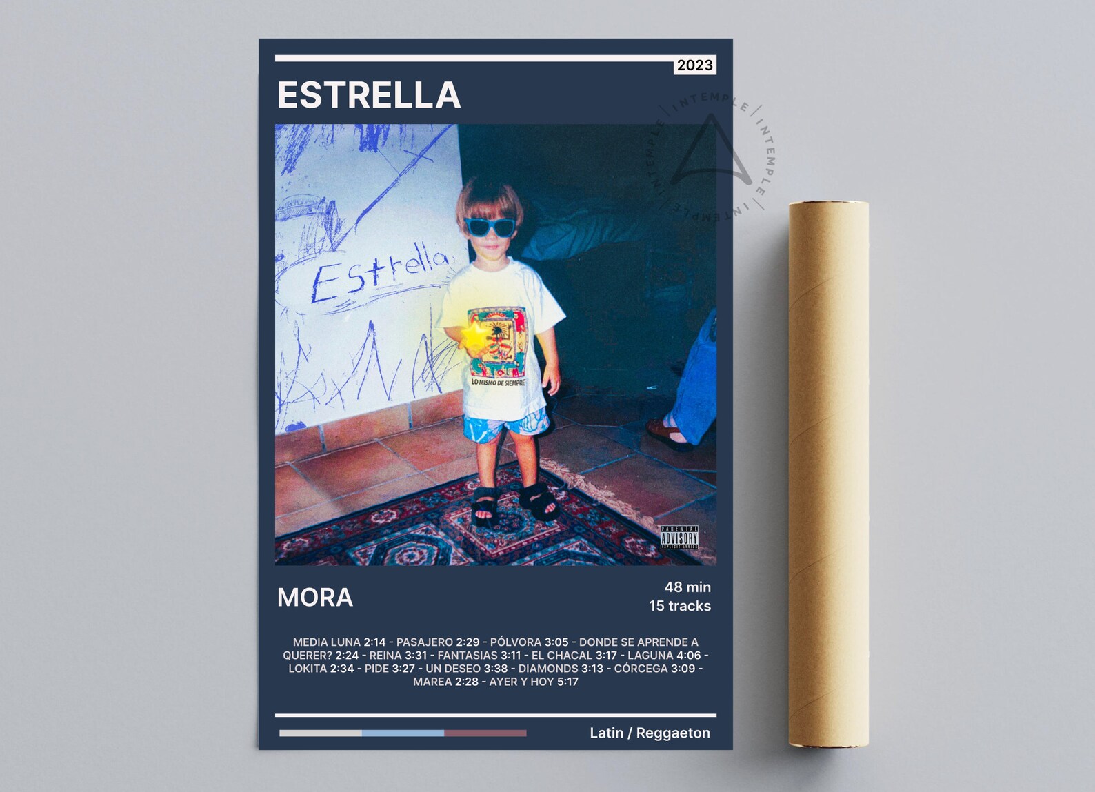 Mora Poster ESTRELLA Poster Tracklist Album Poster - Etsy