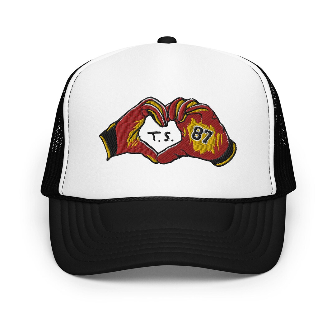 Trav and Tay Swifty Chiefs Foam Trucker Hat - Etsy