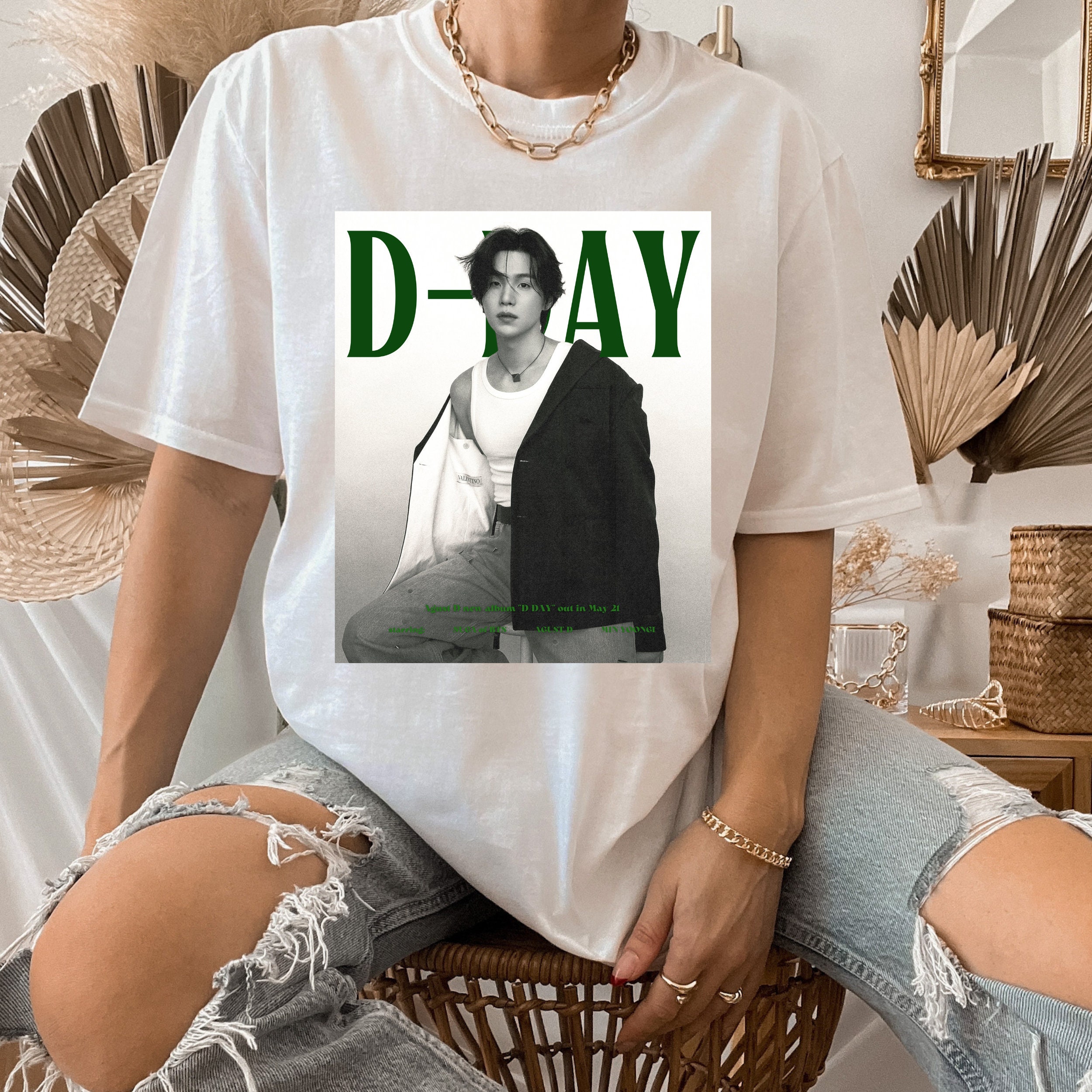 Suga BTS Shirt Agust D on Tour Shirt Min Yoongi Shirt Gift - Etsy