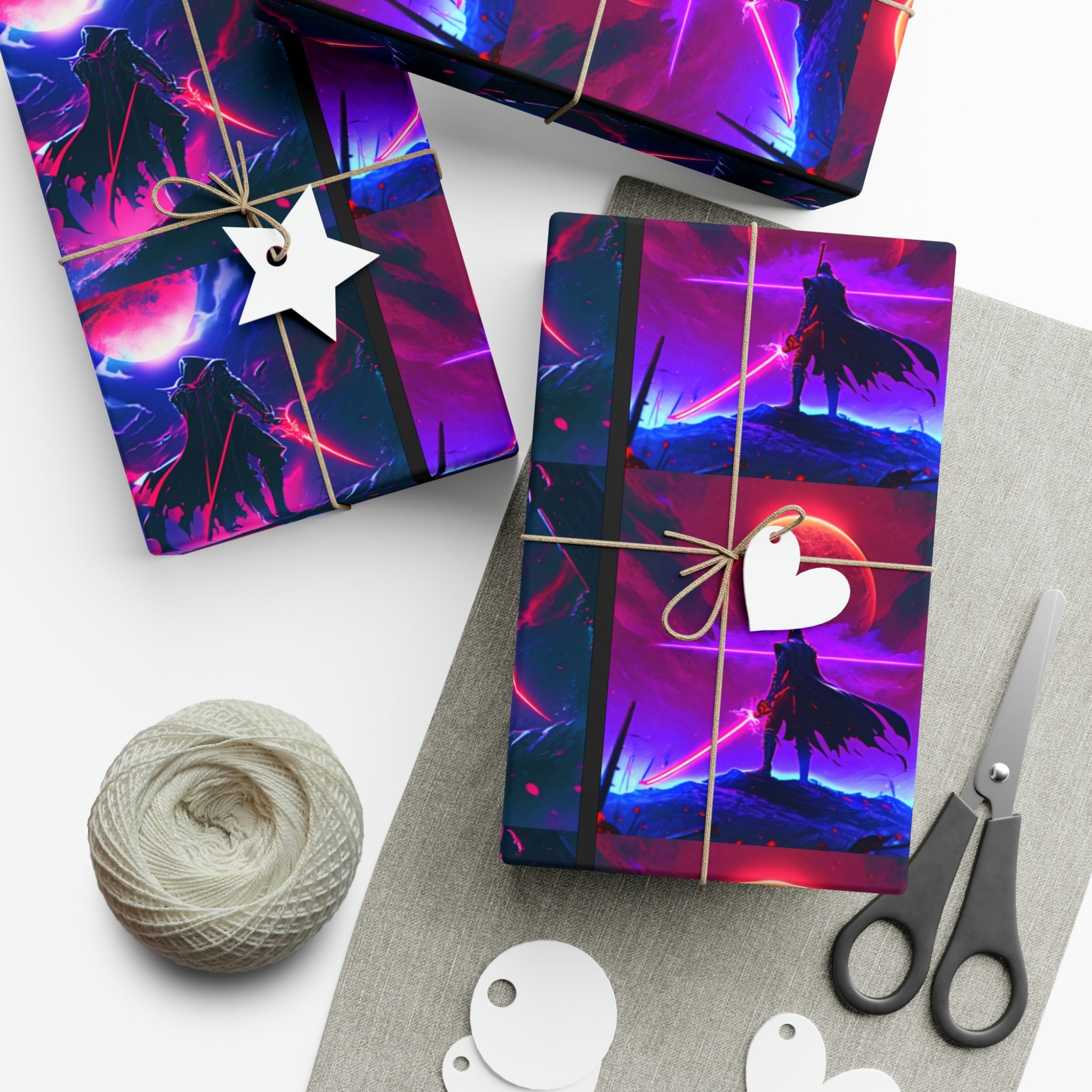 Mysterious Anime Anti-hero Gift Wrapping Paper / Anime Gift Wrap Papers ...