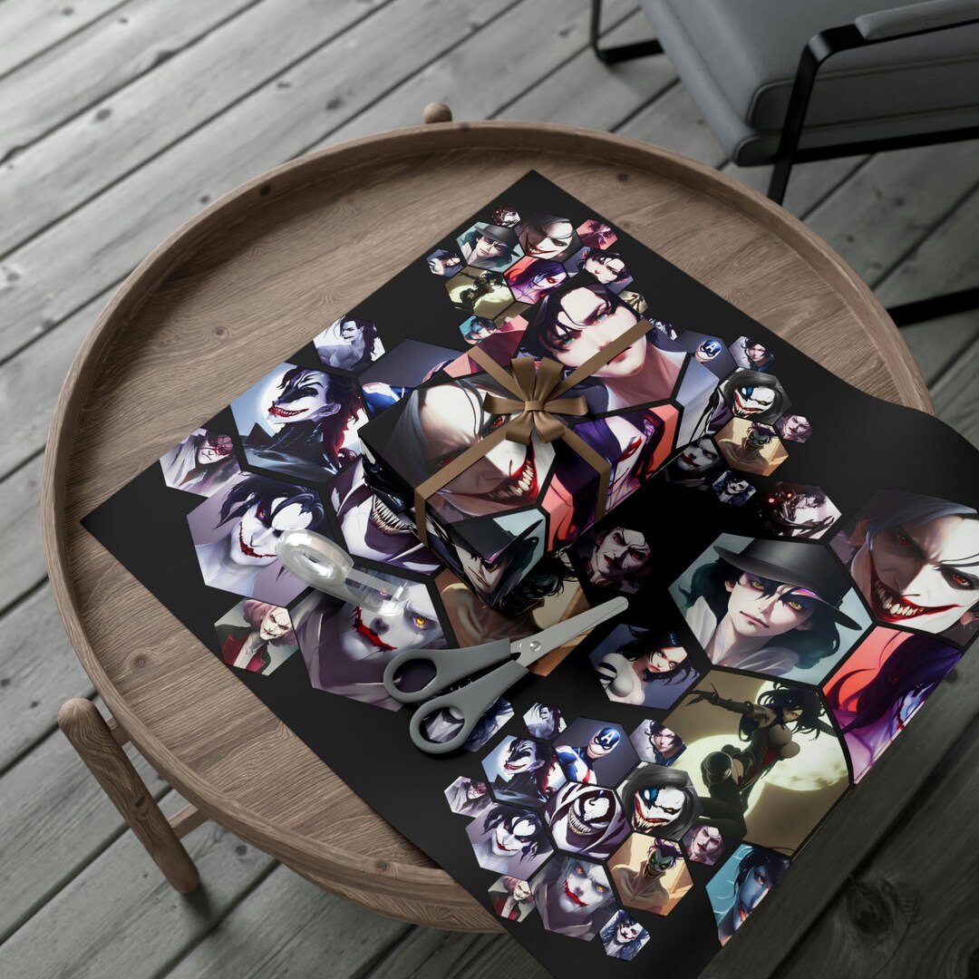 Anime Vampires Gift Wrapping Paper / Vampire Gift Wrap Papers - Etsy