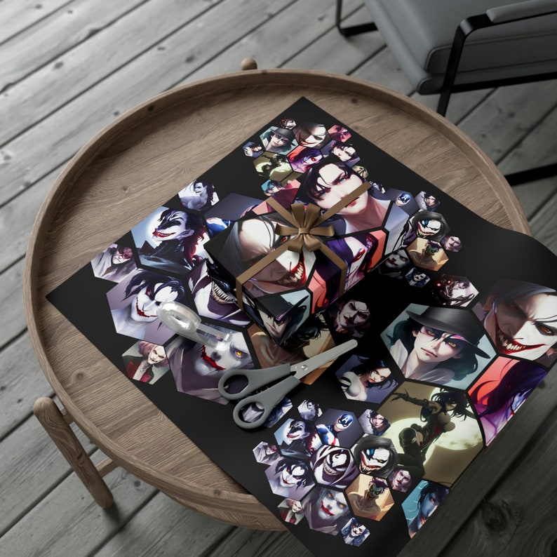 Anime Vampires Gift Wrapping Paper / Vampire Gift Wrap Papers - Etsy
