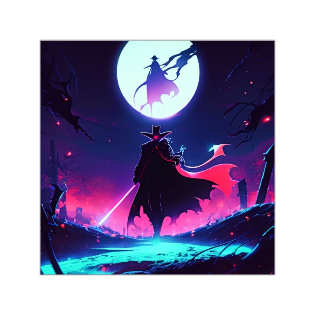 Square Vinyl Stickers Villain Sticker Hunter Sticker Anime Hunter ...