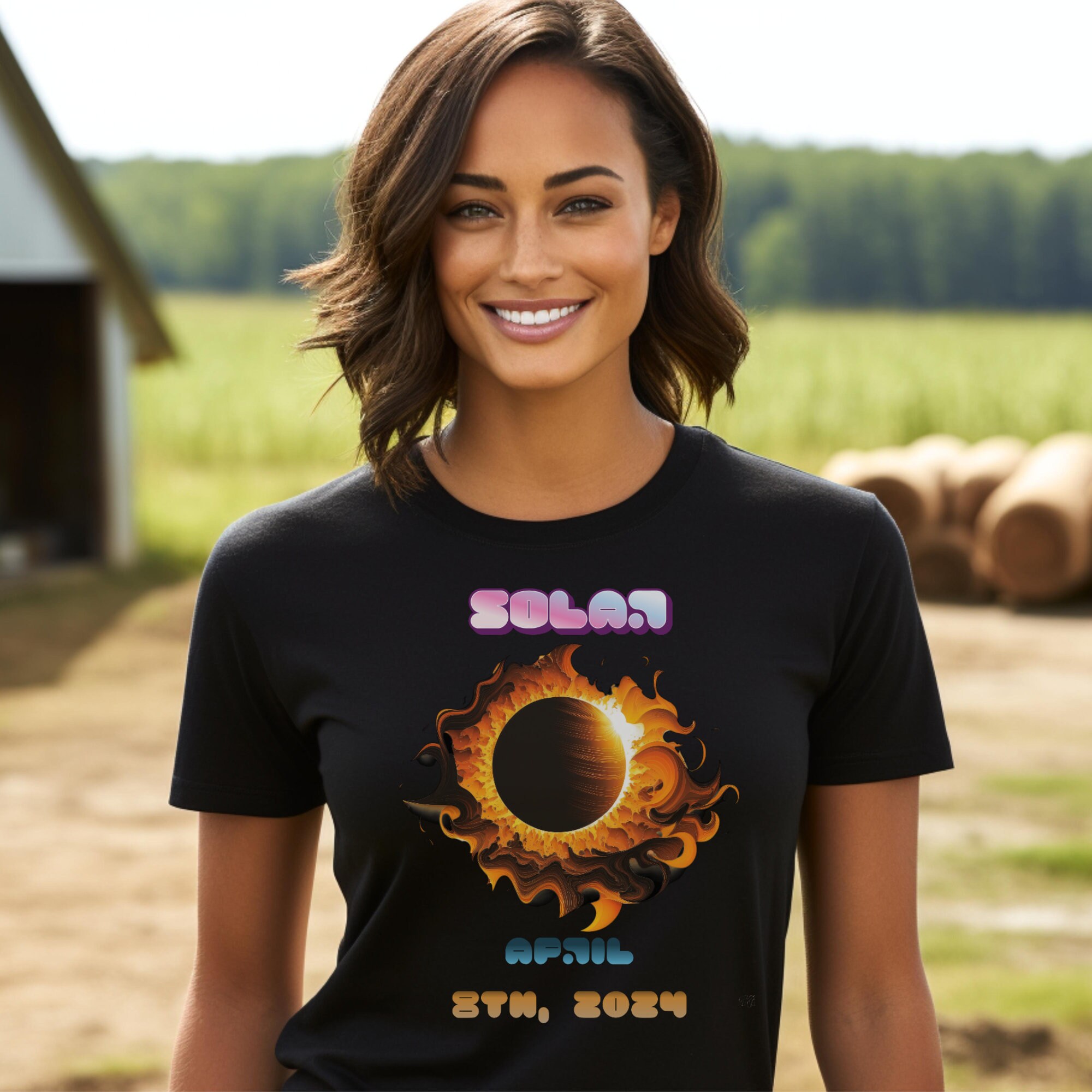 Y2K Solar Eclipse T-shirt 2024 Total Eclipse Tee Astronomy - Etsy