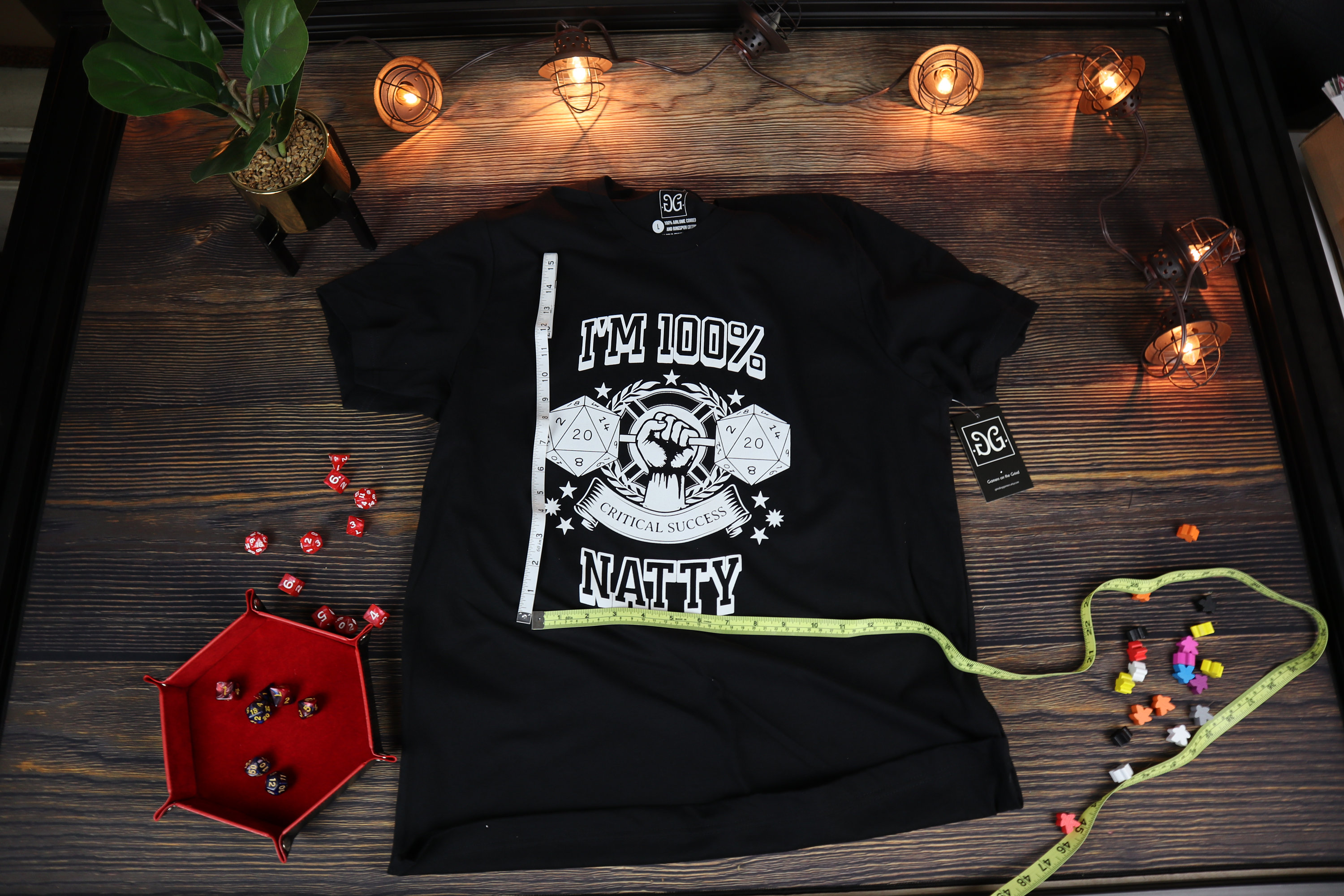 I'm 100% Natty Critical Success Dnd, TTRPG, Fantasy Gaming Gym Workout ...