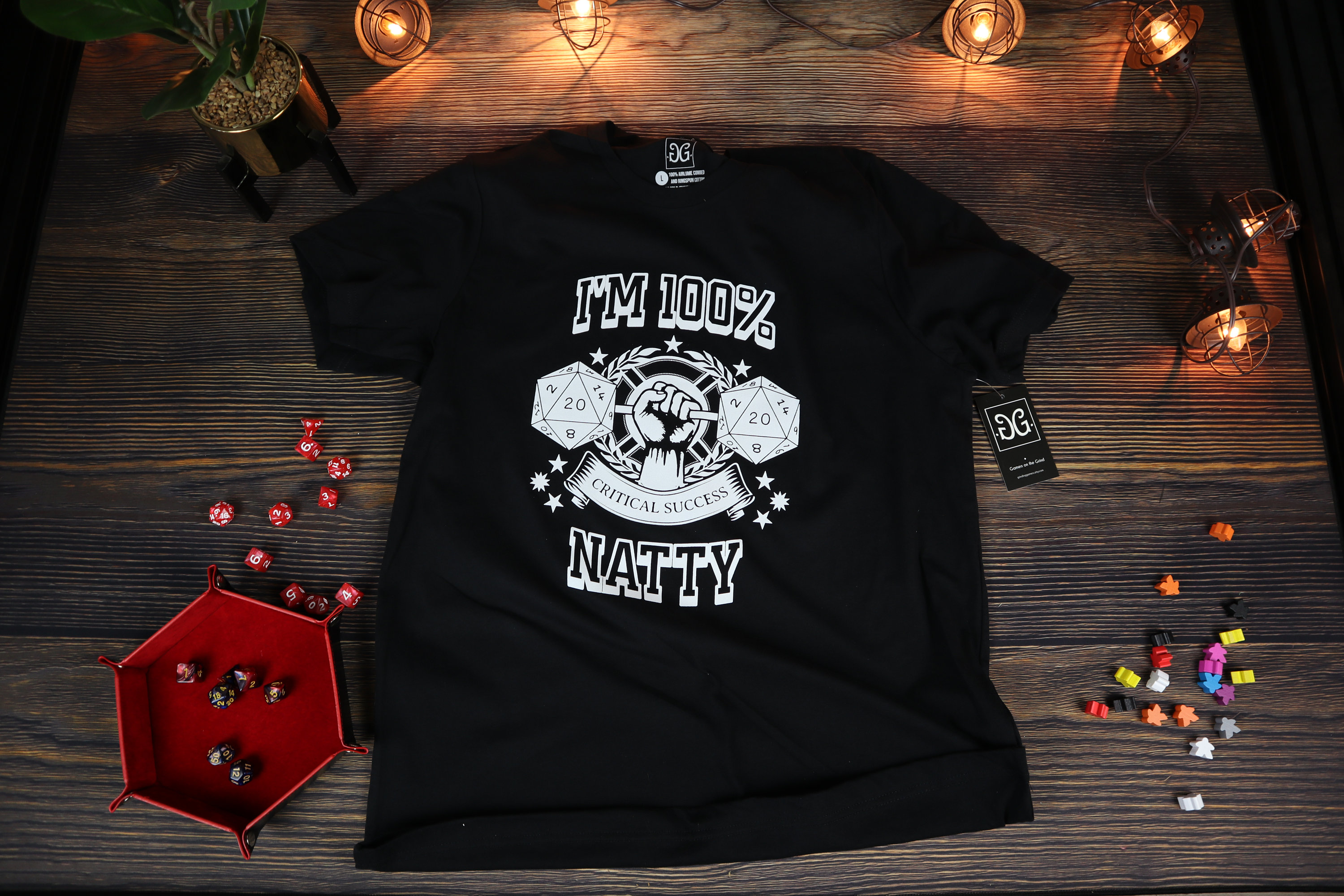 I'm 100% Natty Critical Success Dnd, TTRPG, Fantasy Gaming Gym Workout ...