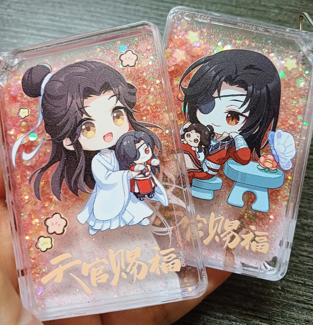 LAST ONETGCF Glitter Quicksand Keychain, Tian Guan Ci Fu, Xie Lian, Hua ...