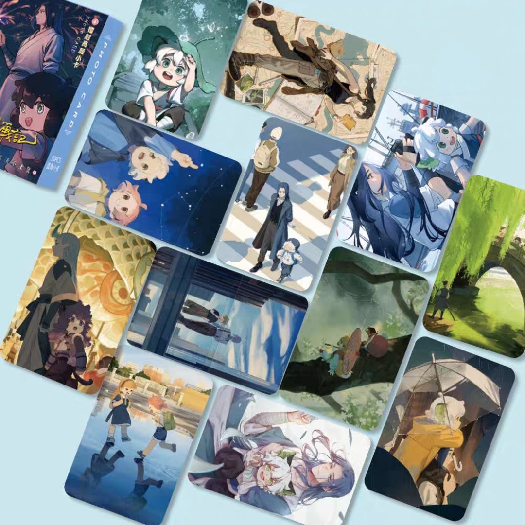 50pcs the Legend of Hei Laser Collection Card Set Luo - Etsy