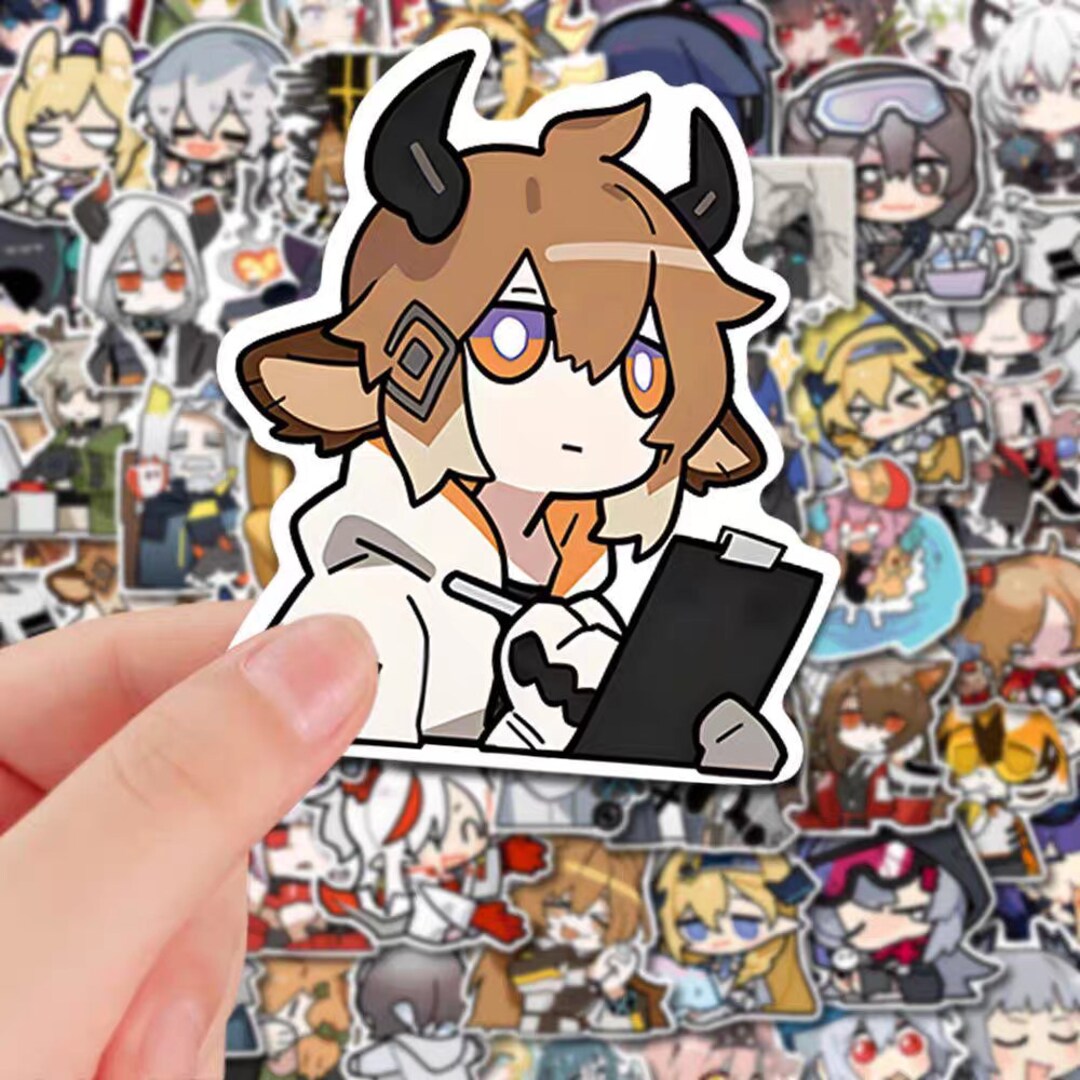 100pcs Arknights Stickers, Anime Stickers, Journal Stickers, Skateboard ...