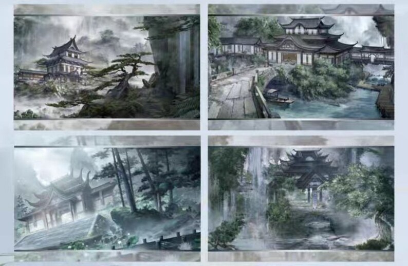9pcs Official MDZS Cloud Recesses Postcard Mo Dao Zu Shi Wei - Etsy
