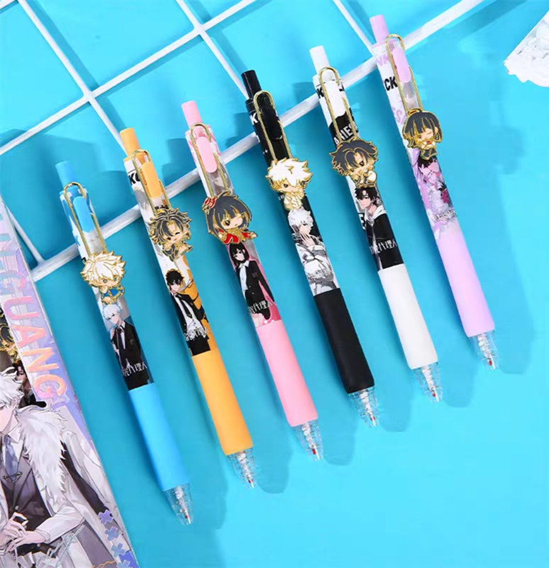 6pcs Link Click Pen, Shiguang Dailiren, Cheng Xiaoshi, Lu Guang, Qiao ...