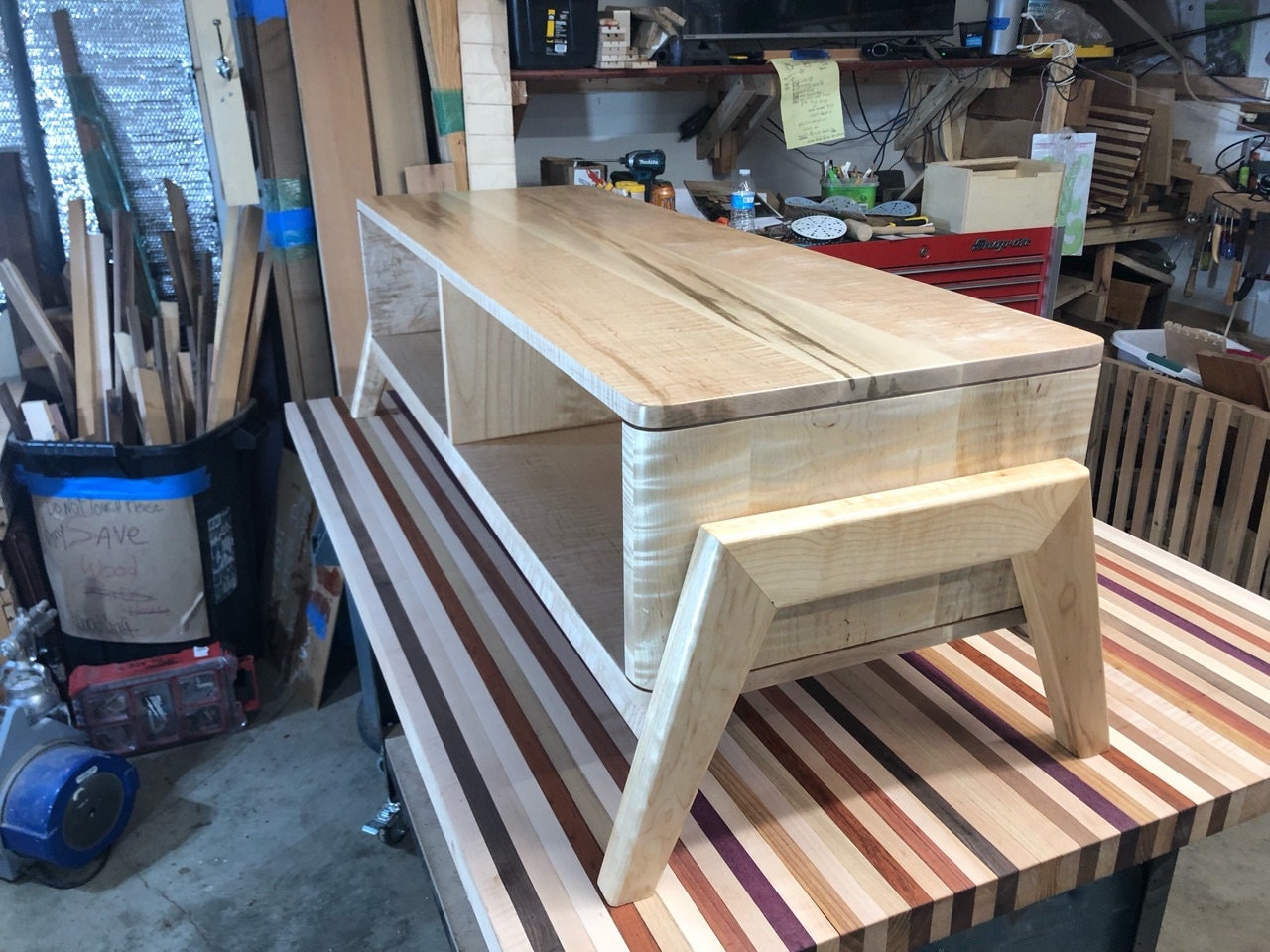 Curly Maple Coffee Table - Etsy
