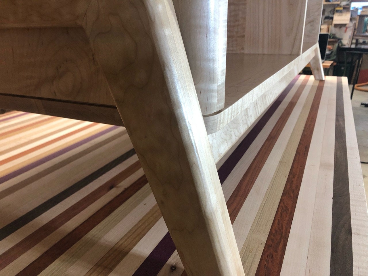 Curly Maple Coffee Table - Etsy