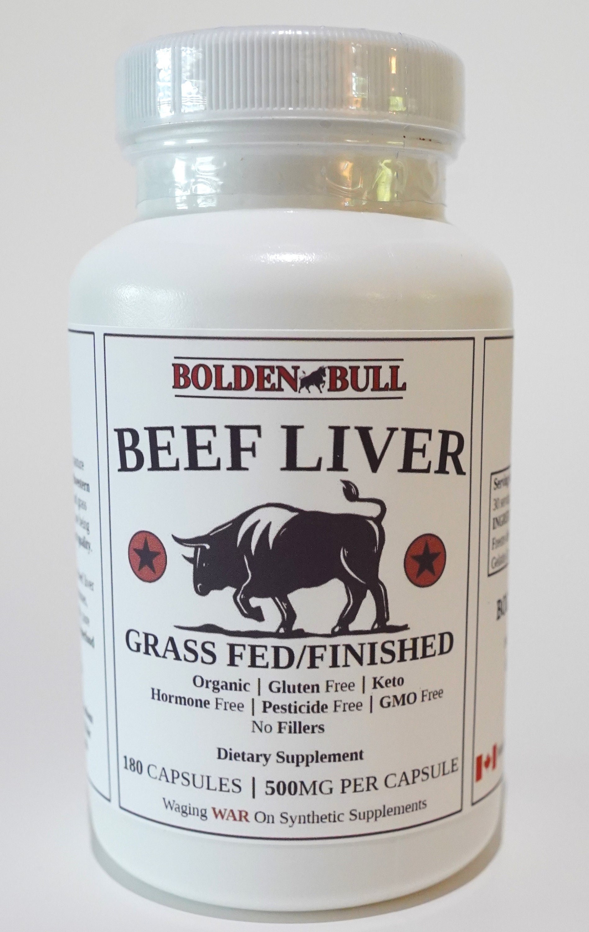 Boldenbull's Beef Liver Capsules 500 Mg 180 Capsules - Etsy