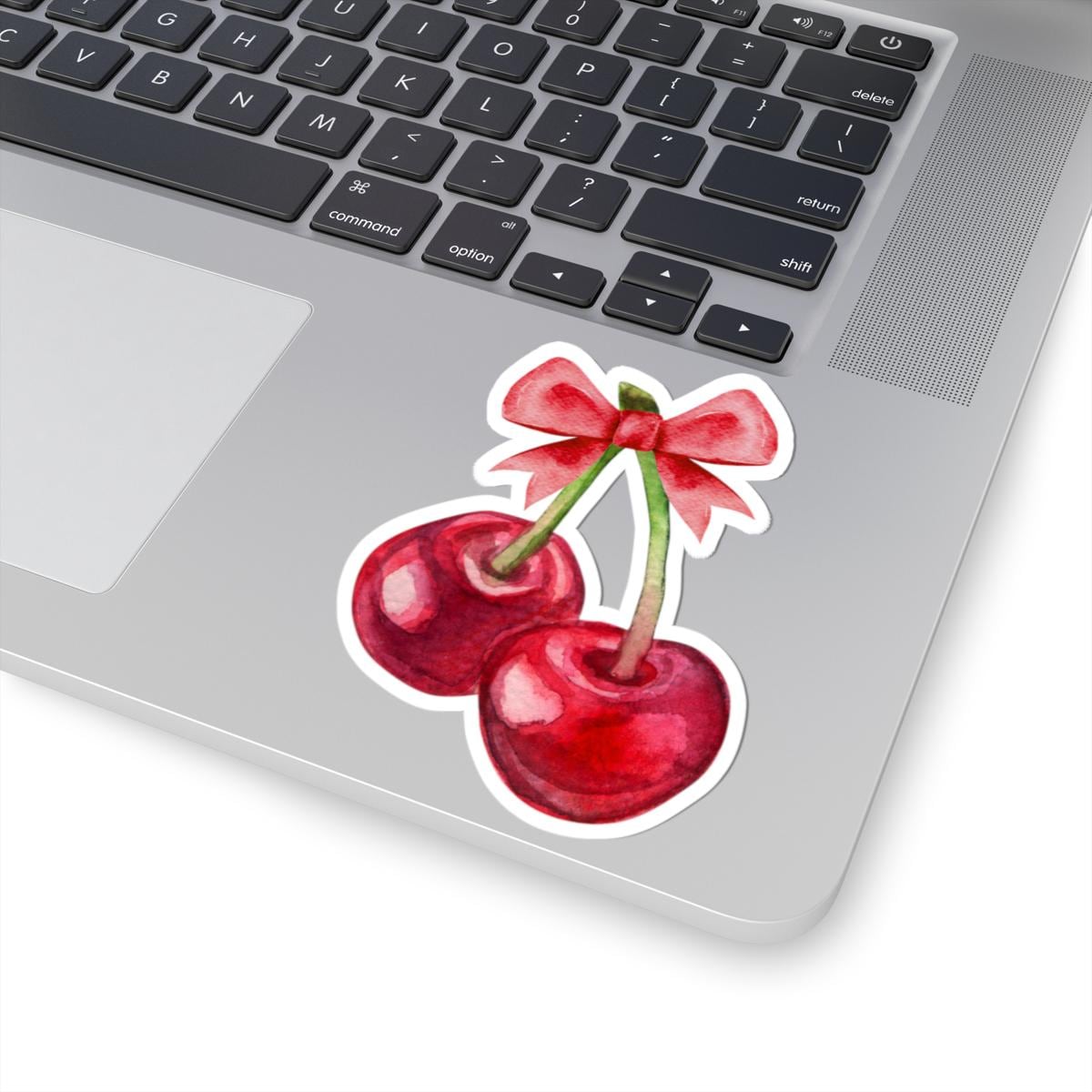 Whimsical Cherry Stickers, Cute Cherry Decor, Fun Laptop Sticker ...