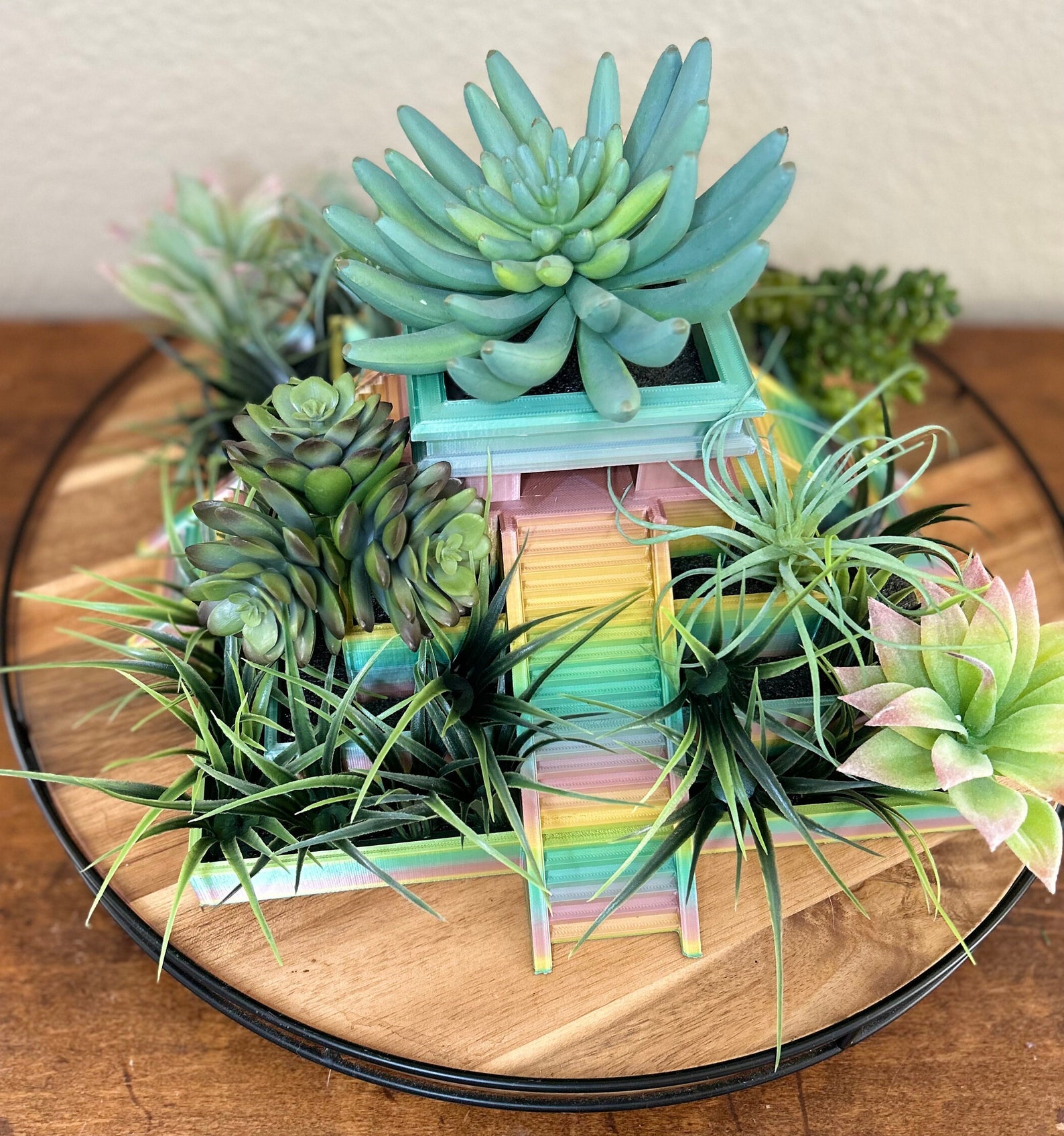 Large Aztec Temple Planter - Etsy