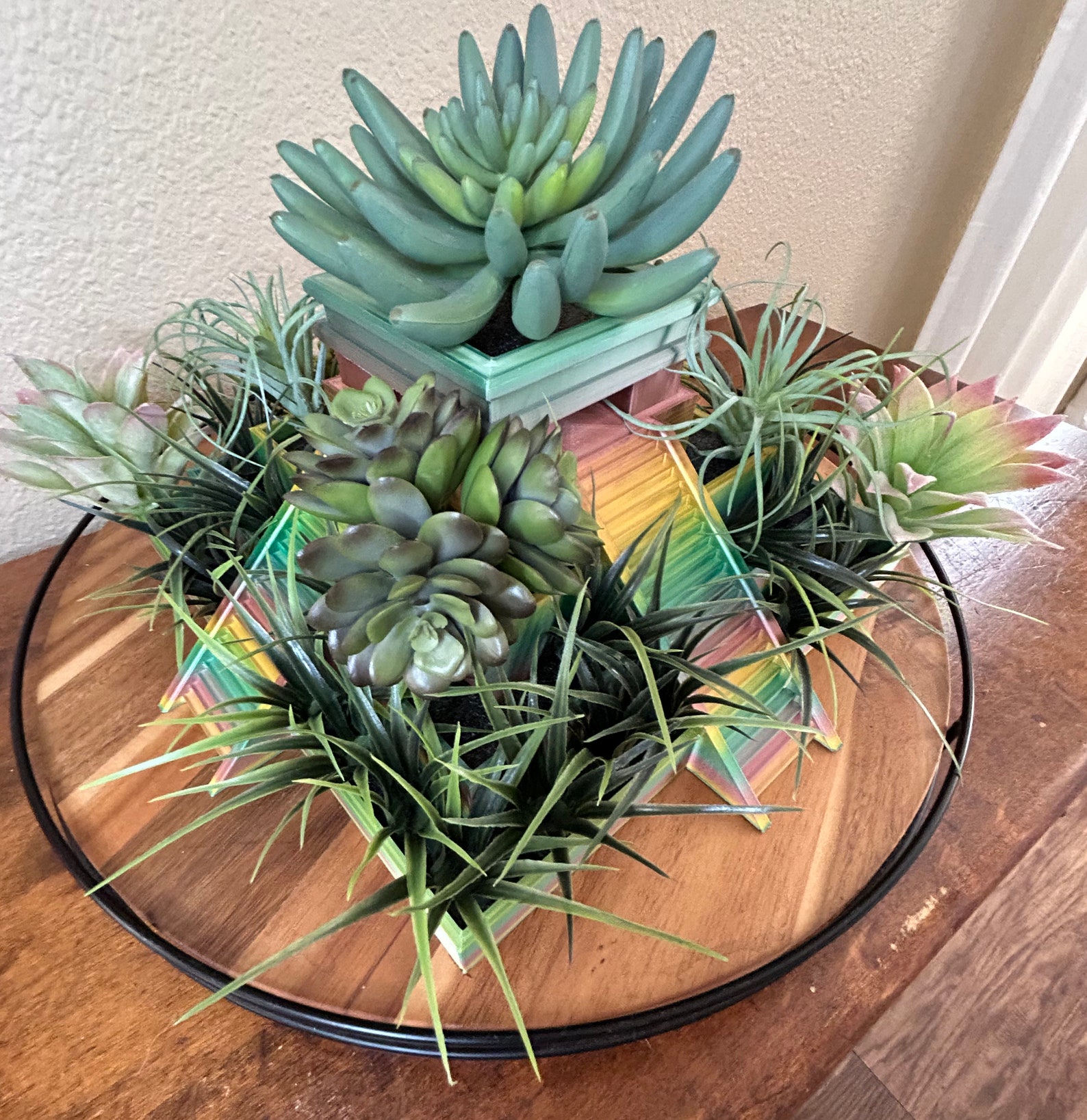 Large Aztec Temple Planter - Etsy