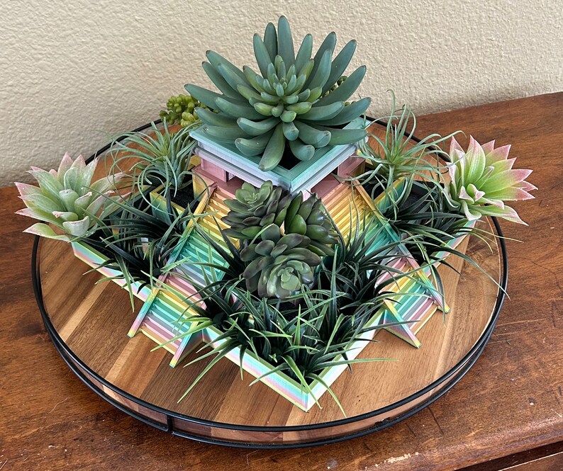 Large Aztec Temple Planter - Etsy