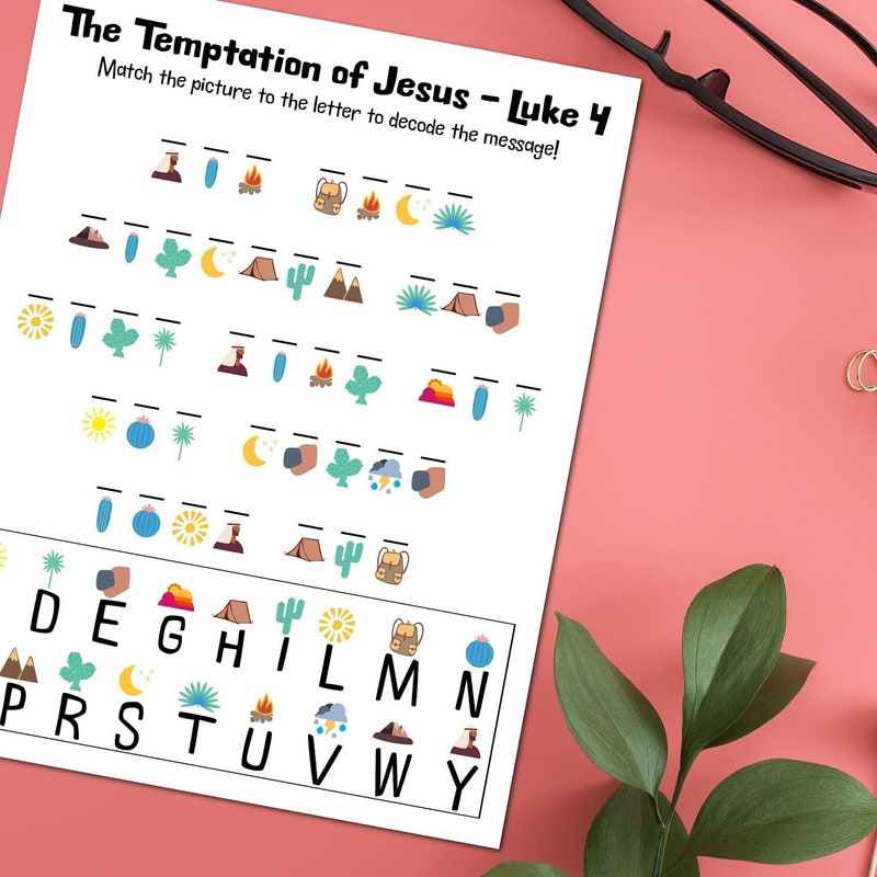 Jesus is Tempted Crafts - Etsy