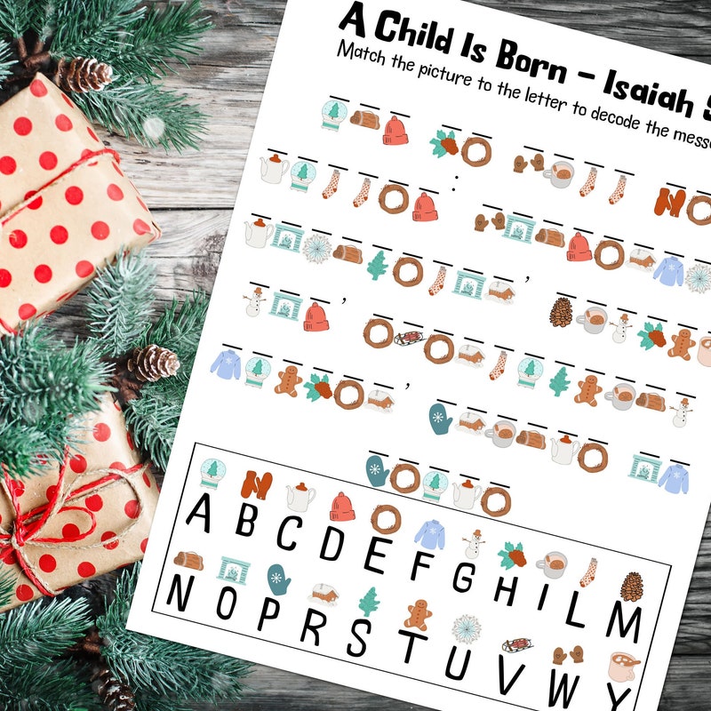 Isaiah Activity Sheets - Etsy