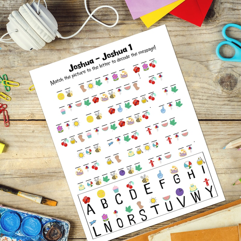 Joshua 1 Craft - Etsy