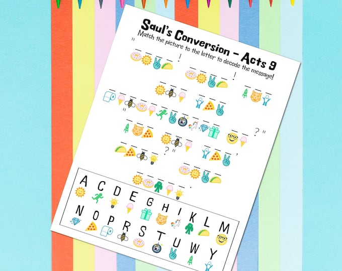 Baptism of Jesus - Matthew 3 Decoder Activity Sheet - Etsy