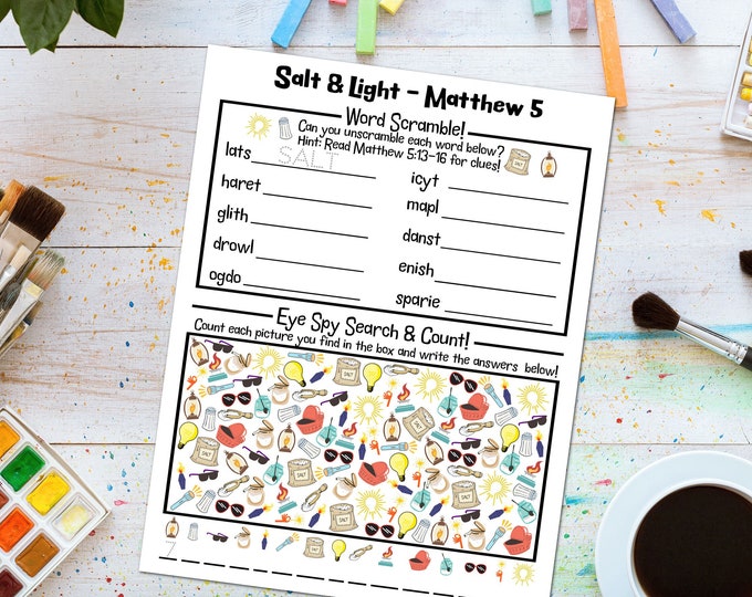 Baptism of Jesus - Matthew 3 Decoder Activity Sheet - Etsy