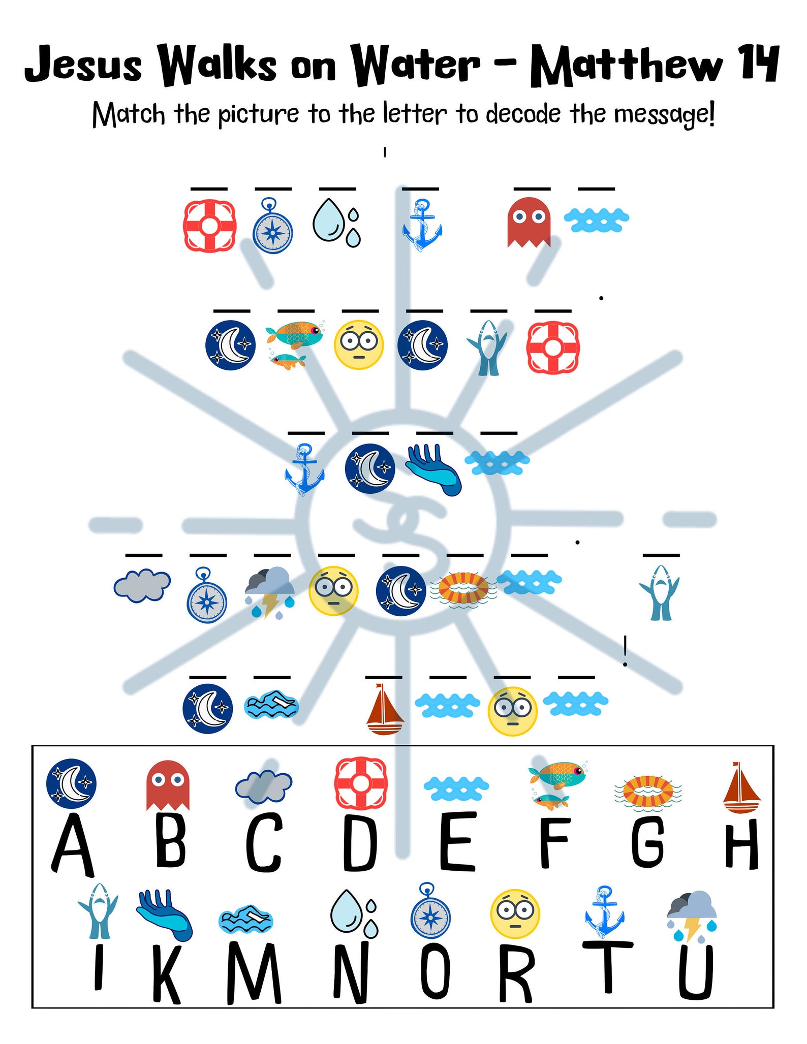 Joshua - Joshua 1 Decoder Activity Sheet - Etsy