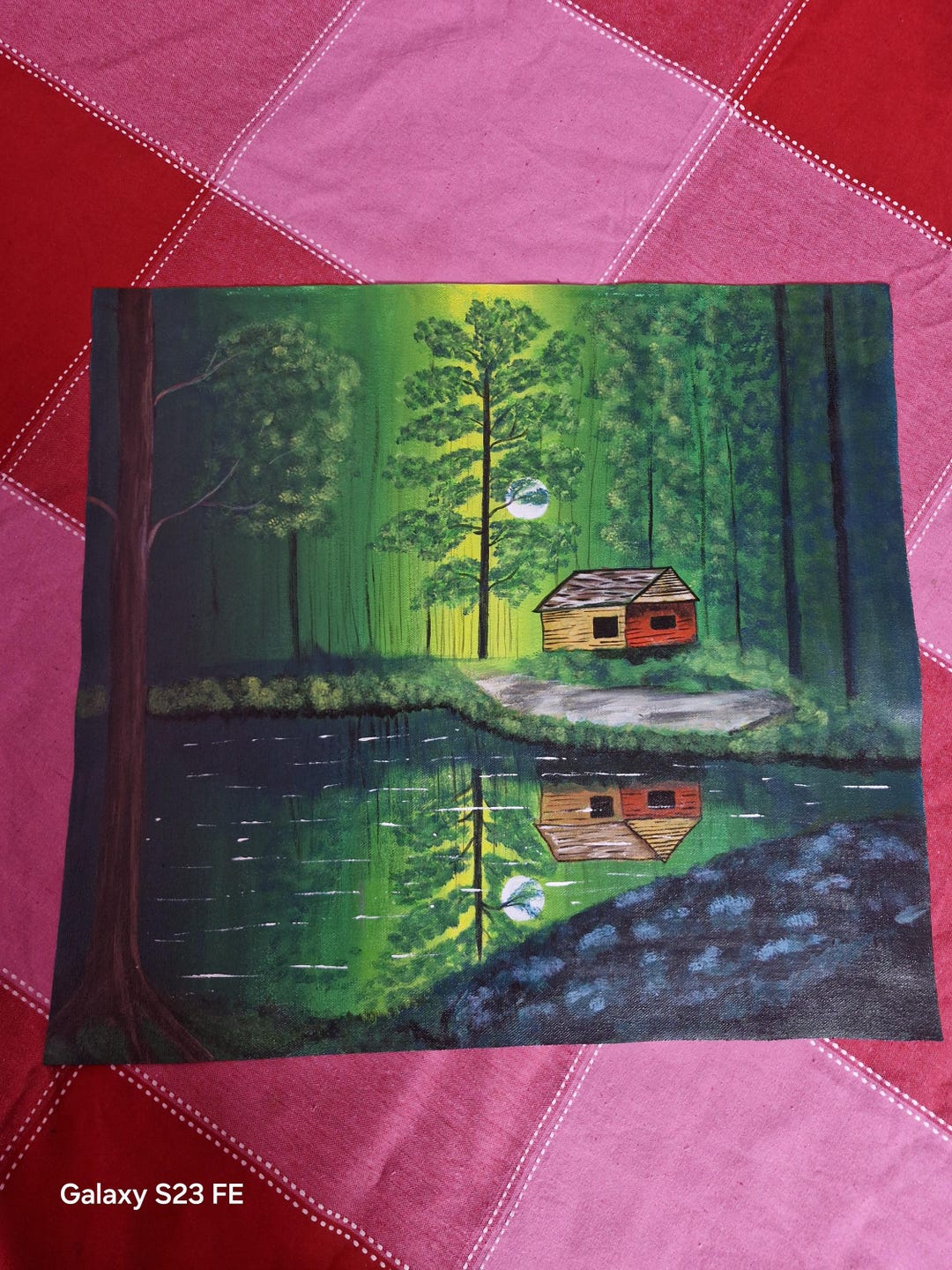 Lone House in the Middle of Lakeview Forest - Etsy
