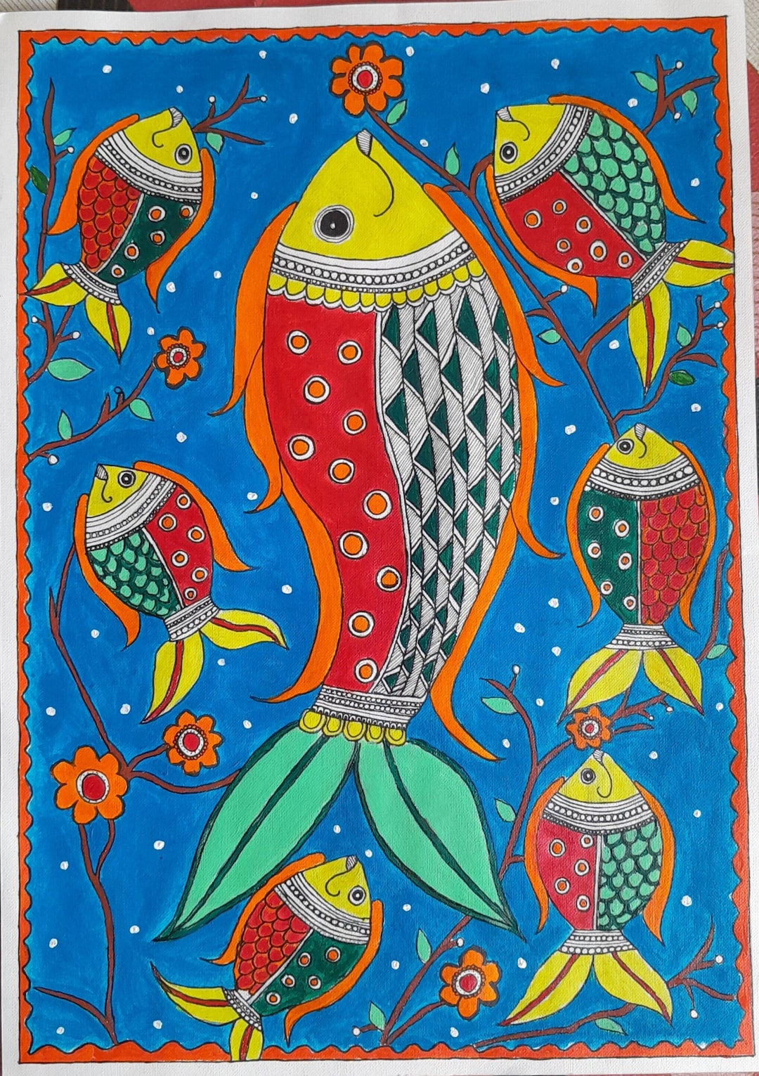 Madhubani Fish - Etsy