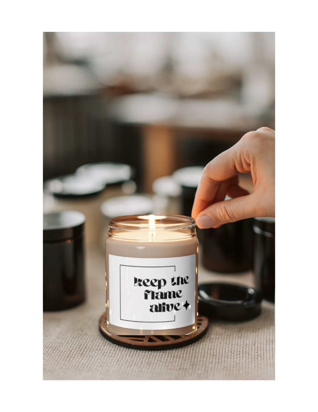 Keep the Flame Alive Scented Candle - Etsy