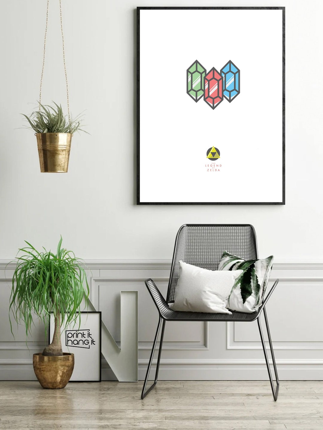 Zelda Rupees Poster Color - Etsy