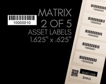QR Code Customizable 1x1 Sticker Labels Asset - Etsy