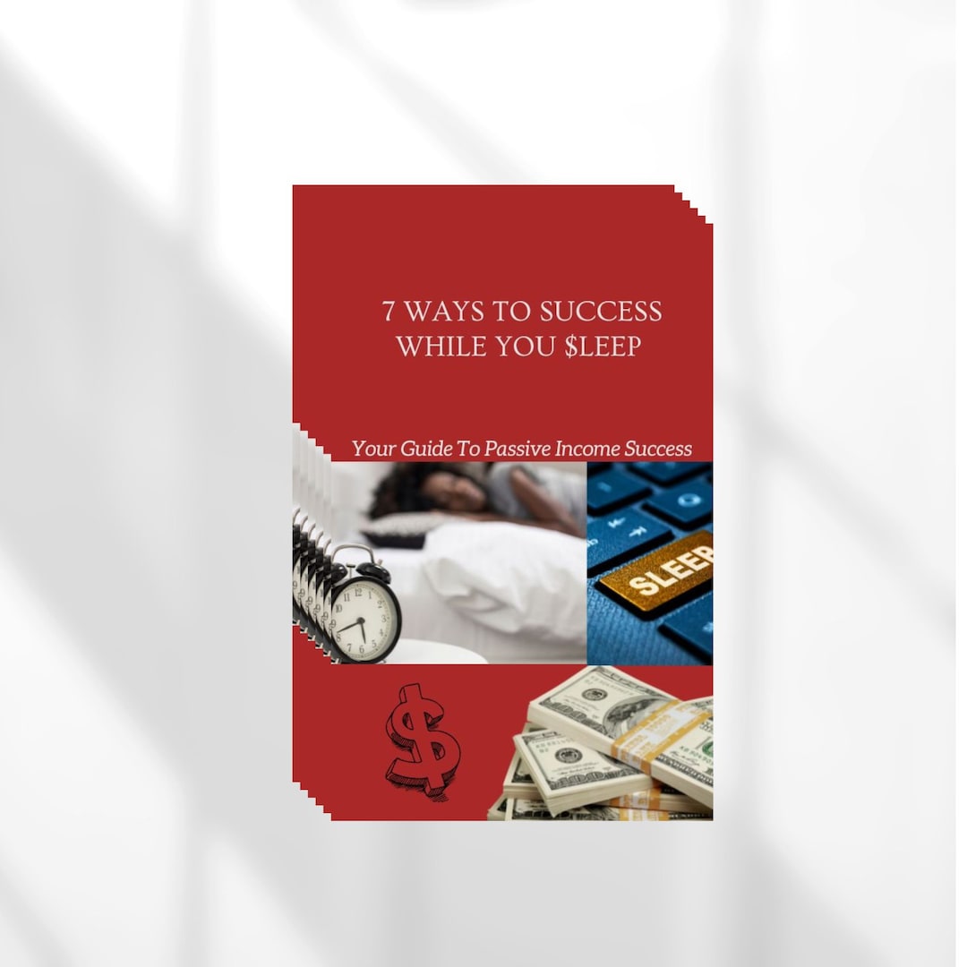 7 Ways to Success While You Sleep Ebook Downloadable & Printable ...