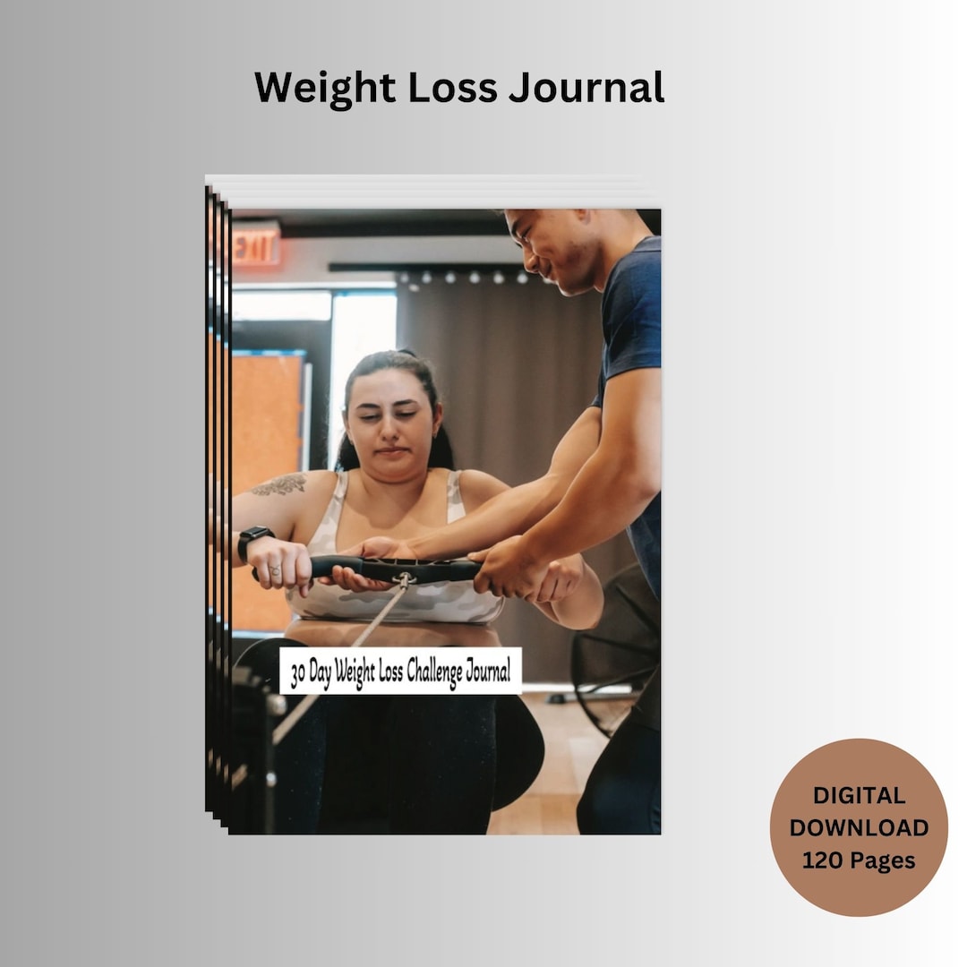 Weight Loss Tracker | Printable Weight Loss Tracker | 30 Day Challenge ...