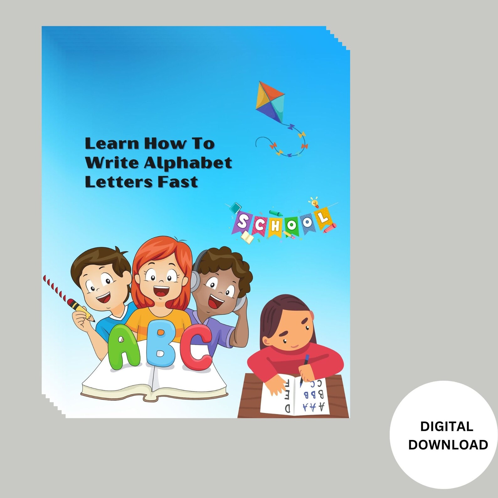 Learn How to Write Alphabet Letters Fast Printable & Downloadable ...