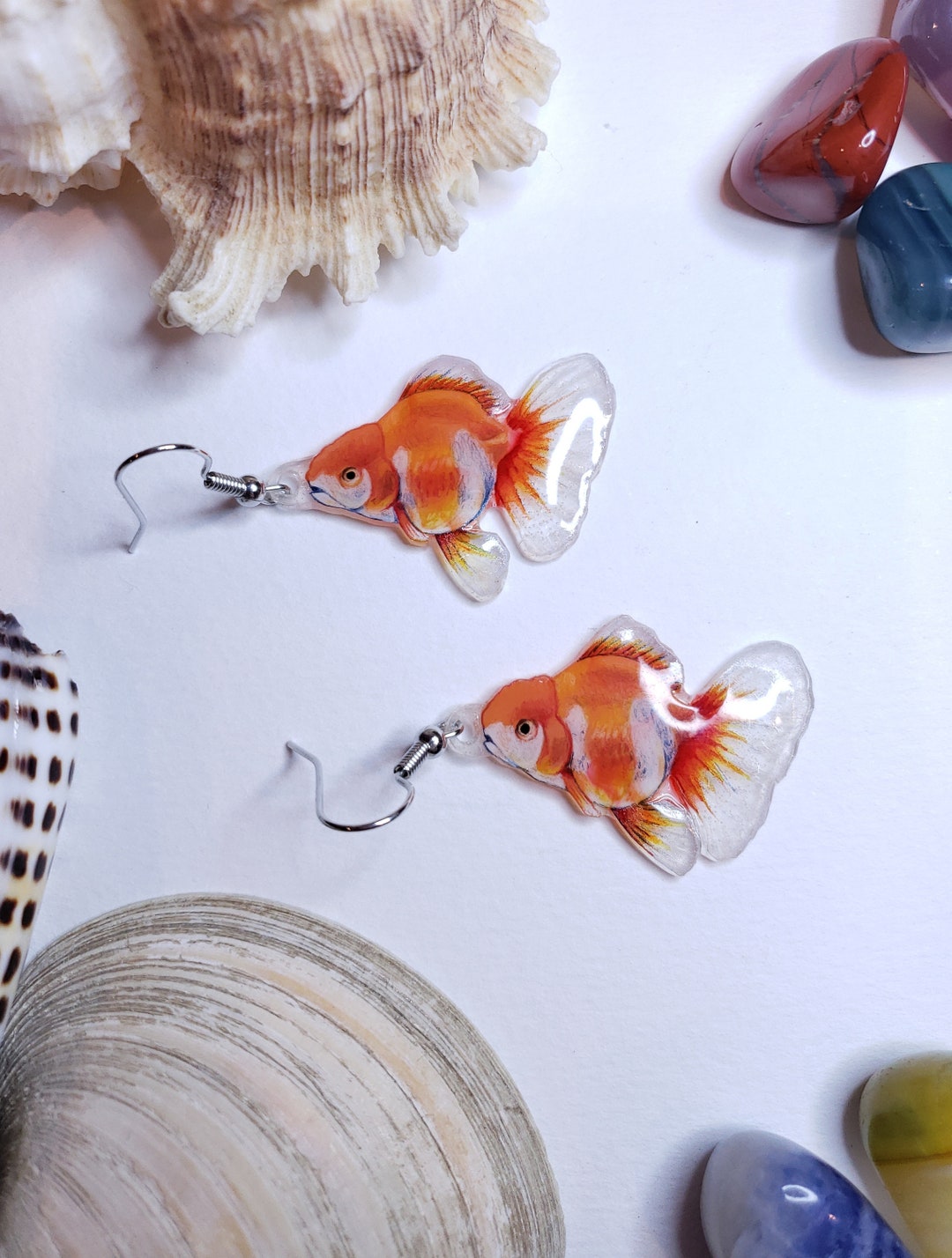 Hand Drawn 'tosakin Goldfish' Shrinky Dink Fish - Etsy