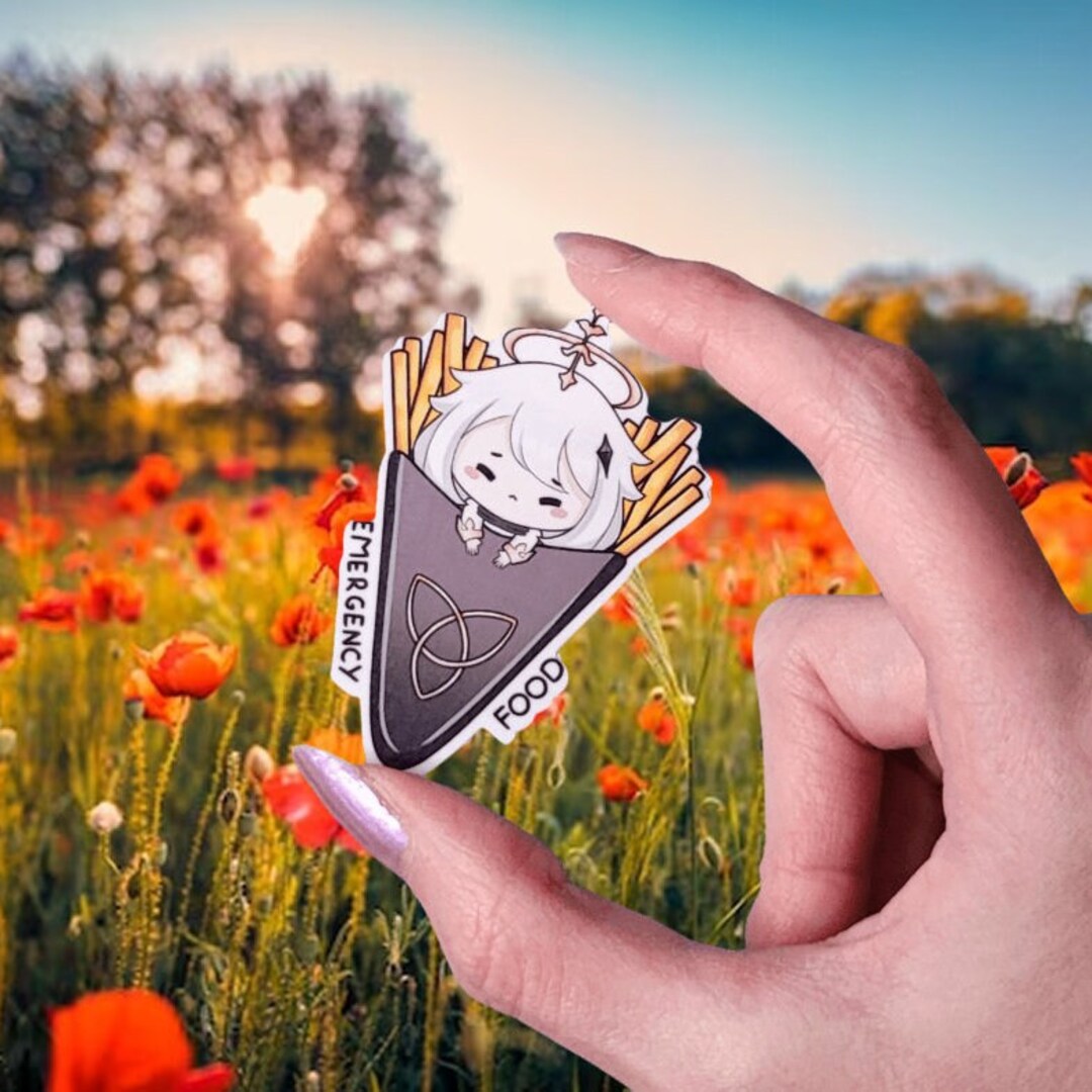 Paimon Sticker Laminated Shiny Paper Stickers, Sturdy, Resistant ...