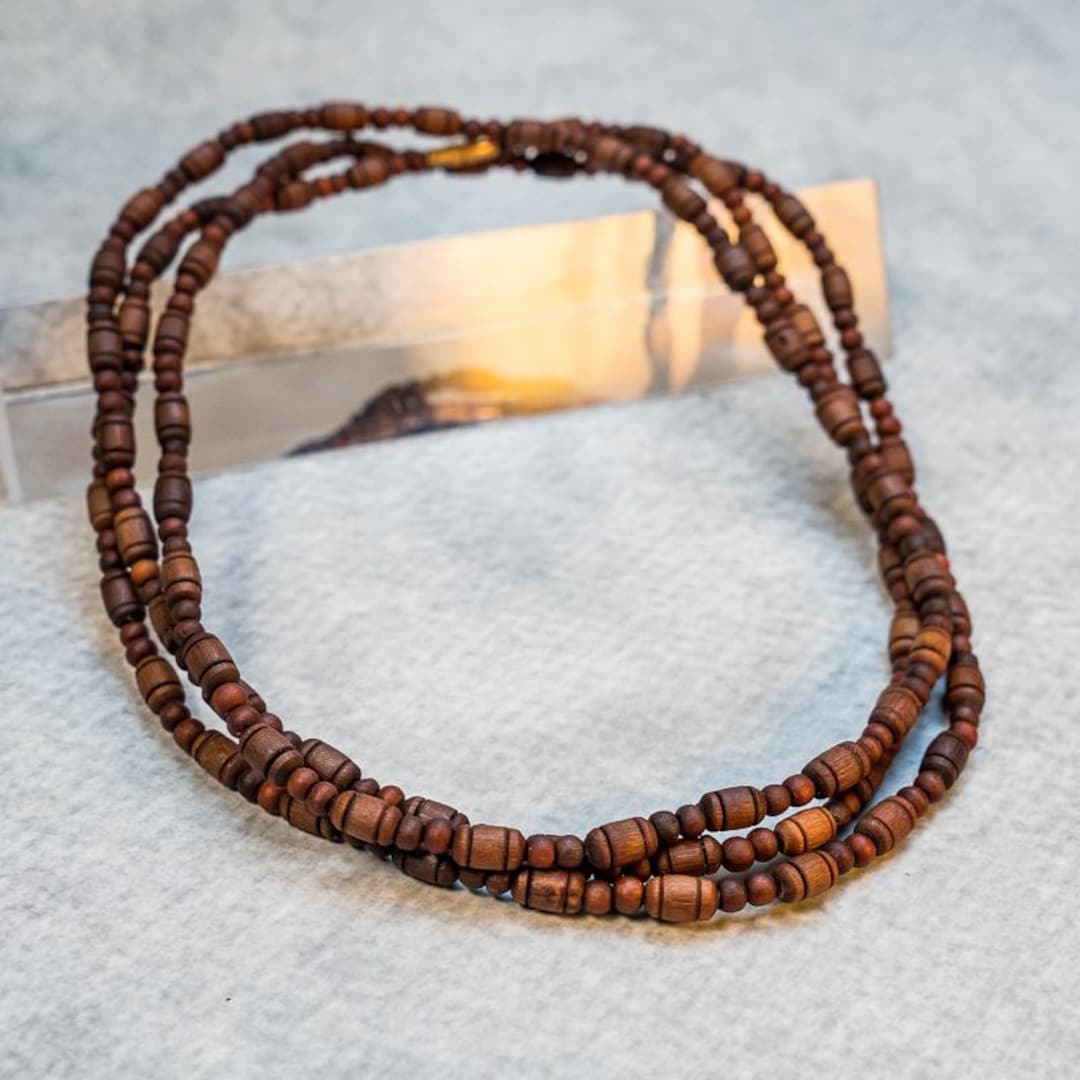 Pure Tulsi Kunti Mala. Tulasi Necklace From Mayapur. 3x Loop. for ...