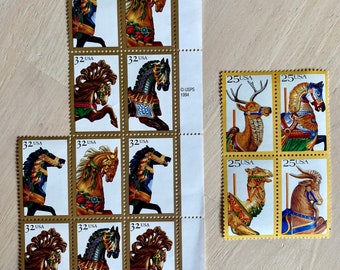 Horse Postage Stamps Worldwide Postage Stamps, Vintage Paper Ephemera ...