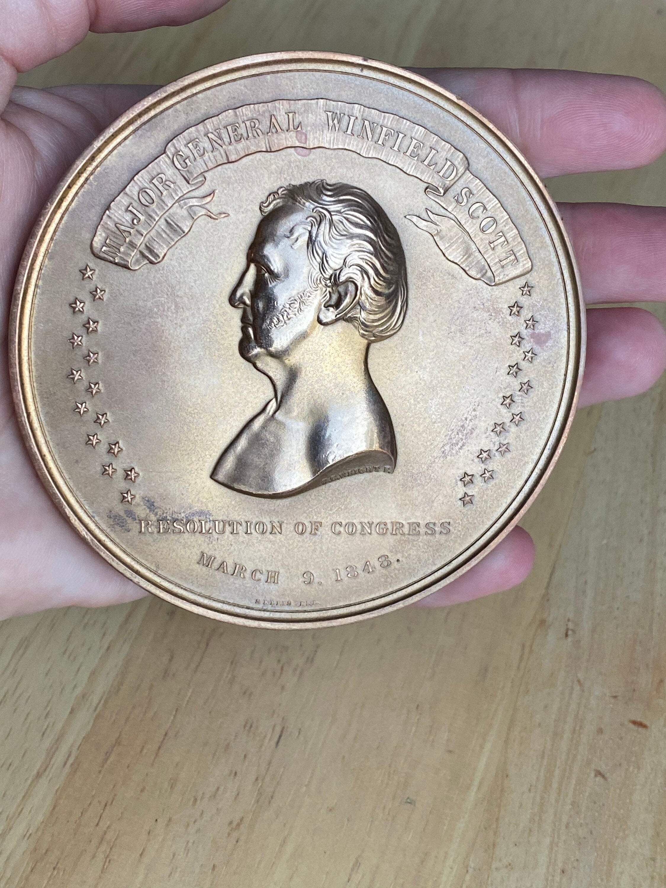 Major General Winfield Scott Commemorative Coin/medal/medallion - Etsy