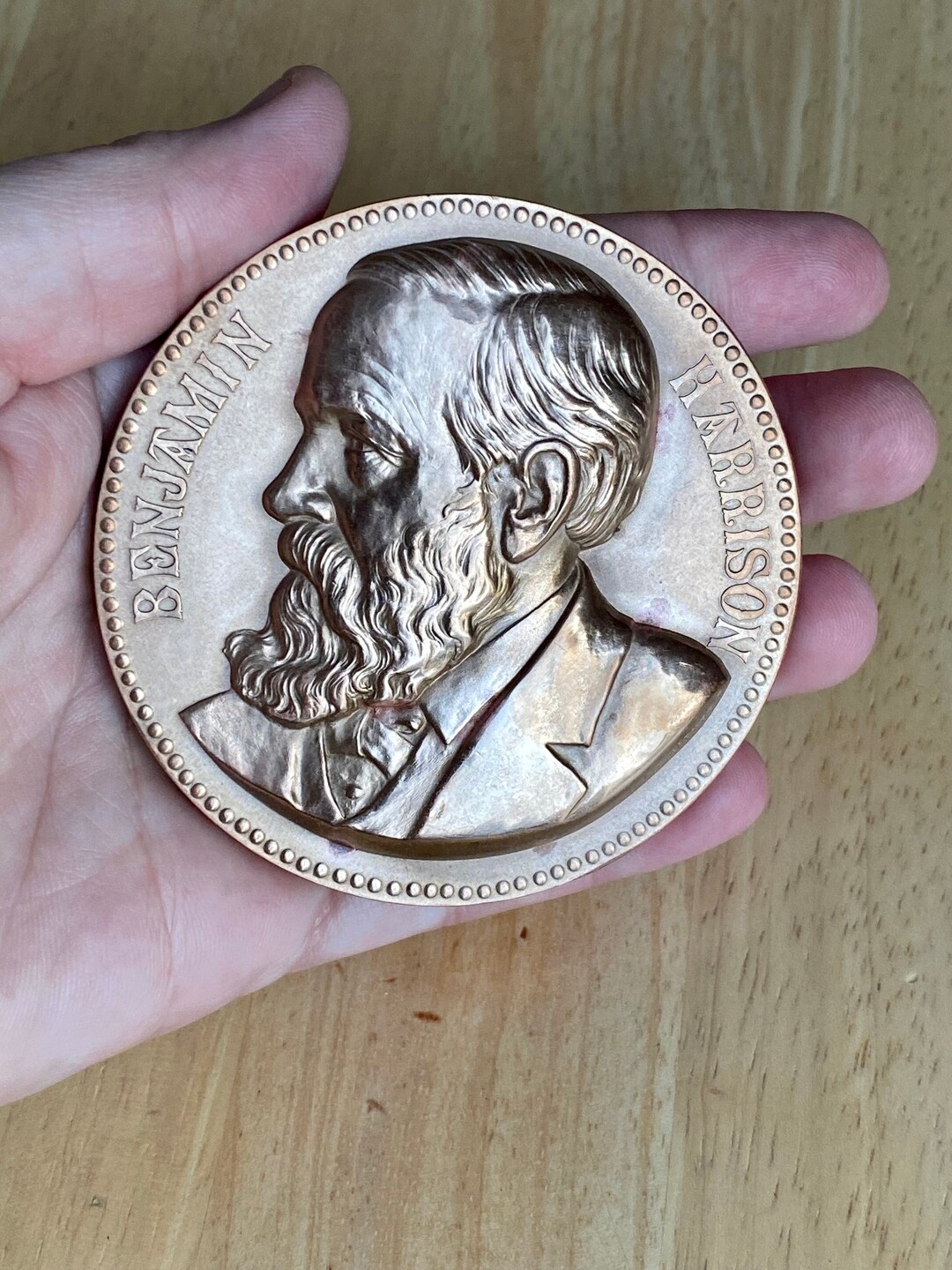 Benjamin Harrison Commemorative Coin/medal/medallion - Etsy
