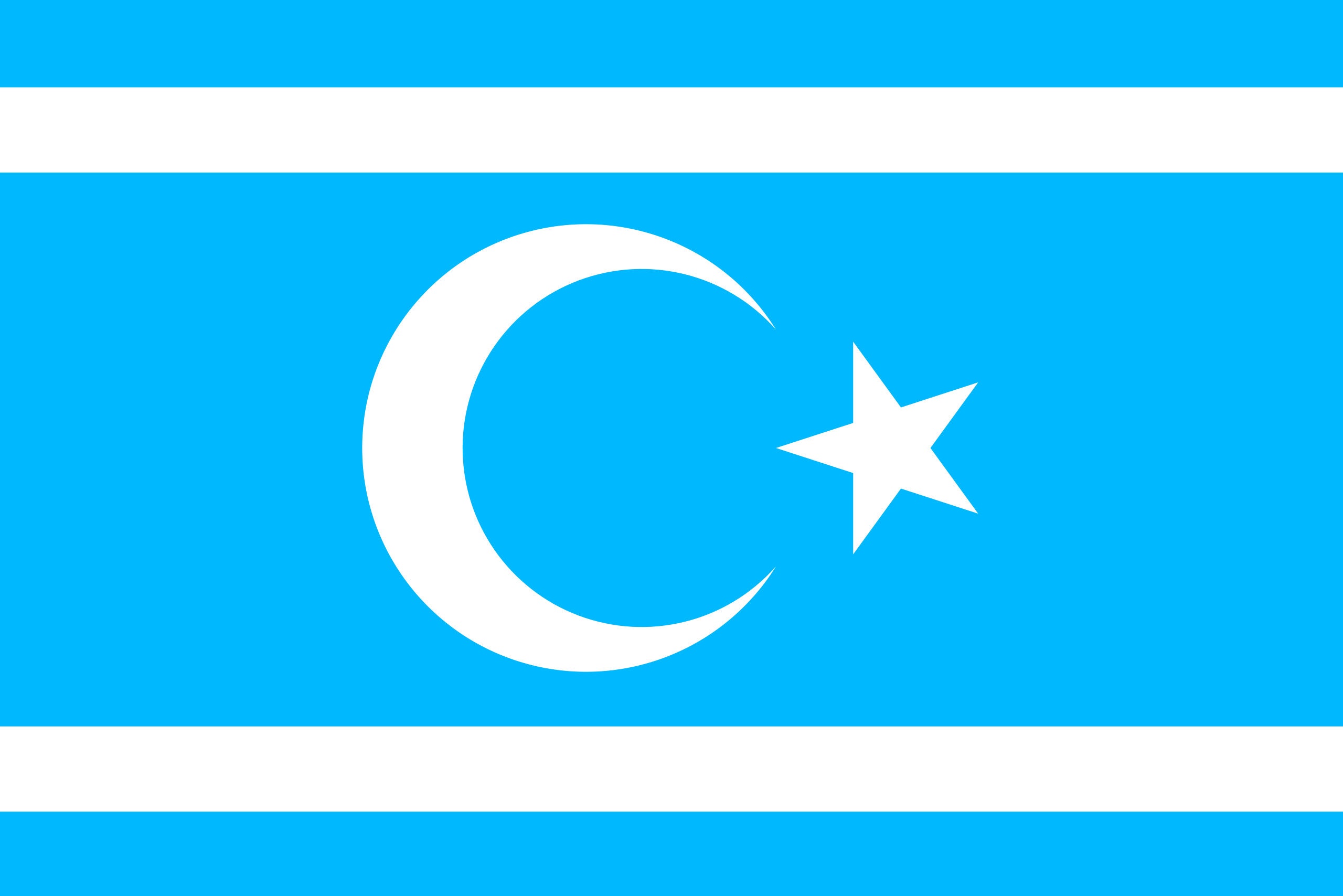 Flagge der irakischen Turkmenen Front FLAGGE 90x150cm 1x1,5m Turkmenen ...