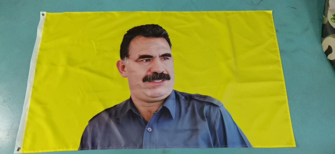 Abdullah Öcalan Flag Abdullah Ocalan Flag Ocalan Flag Apo Flag PKK Flag ...